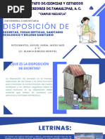 Letrina Sanitaria: Diseño y Componentes | PDF | Letrina | Agua