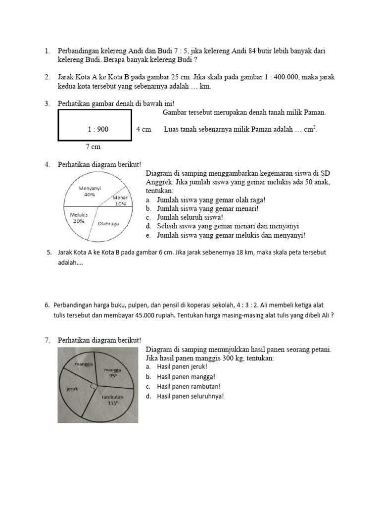 Latihan Soal MAT 1 | PDF