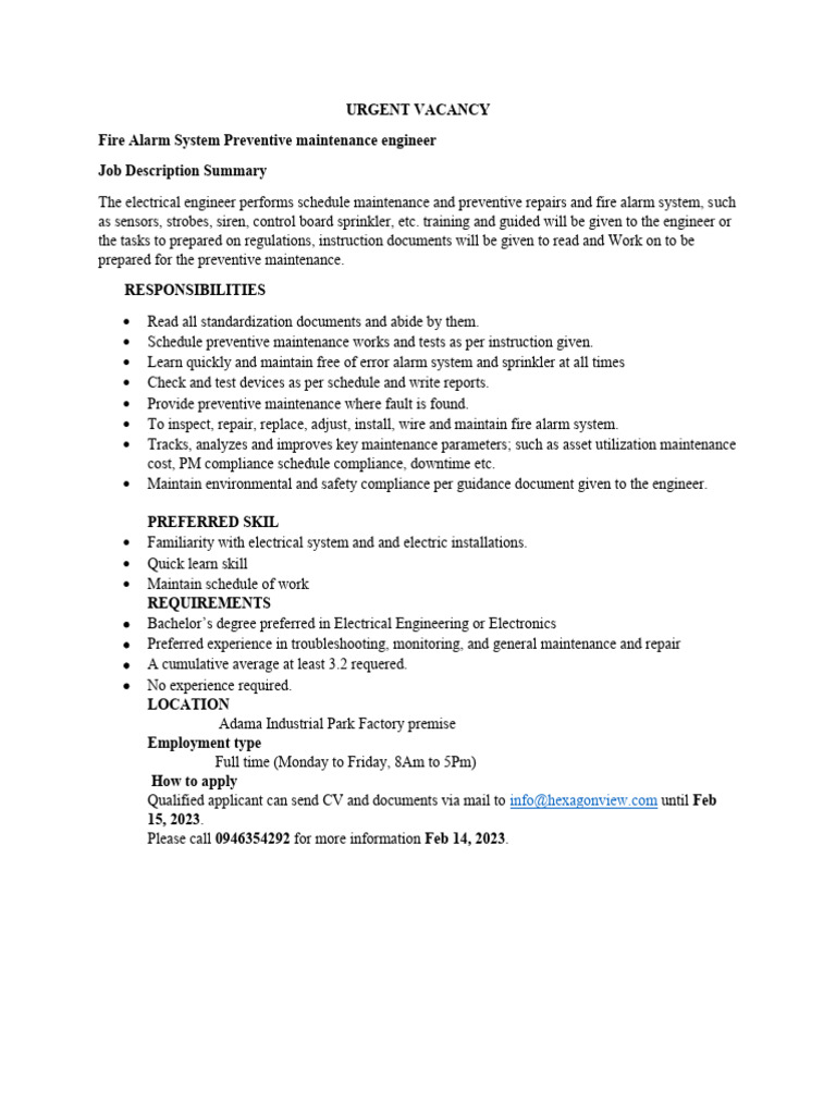 Adama Industrial Park | PDF