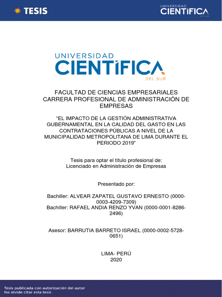 TL-Alvear G-Rafael R | PDF | Presupuesto | Banco Interamericano de ...