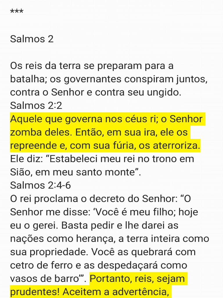 Salmos 2 Devocional | PDF