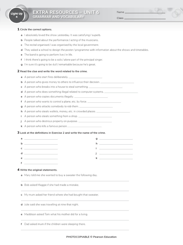 Level 4 Unit 6 | PDF