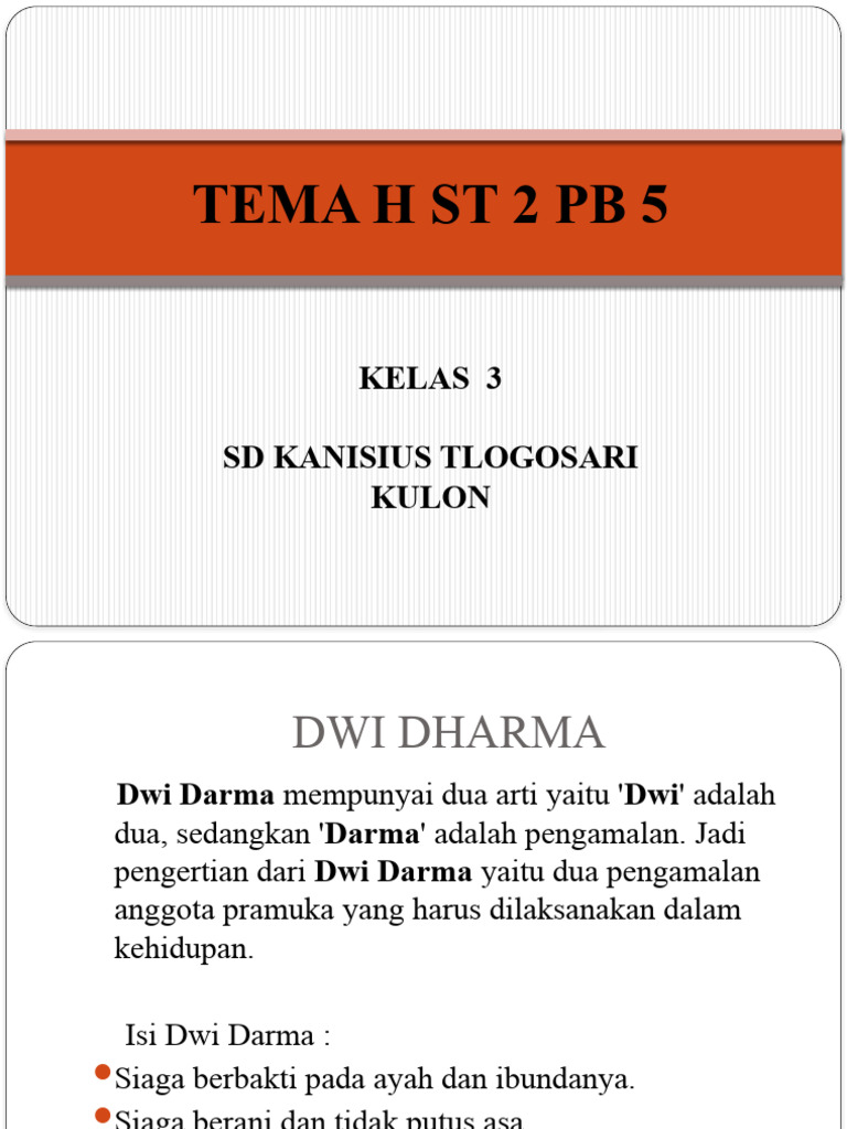 Ppt Kelas 3 Tema h St2 Pb5 | PDF