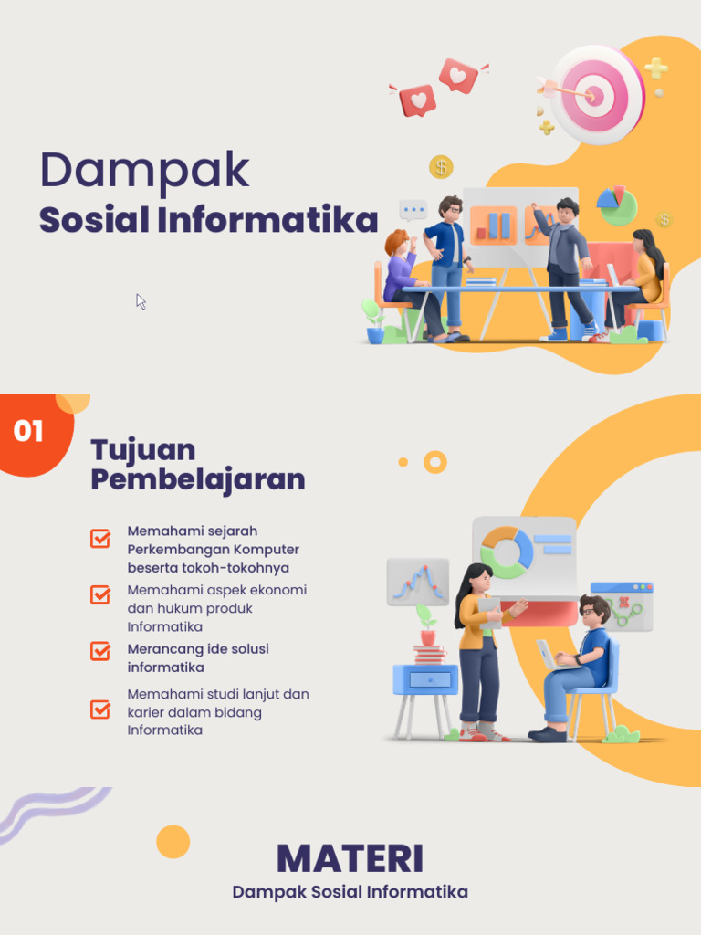 Materi Dampak Sosial Informatika | PDF | Komputer