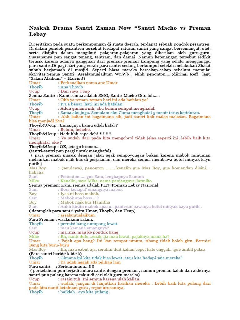 Teks Drama Isro'' Mi'roj | PDF