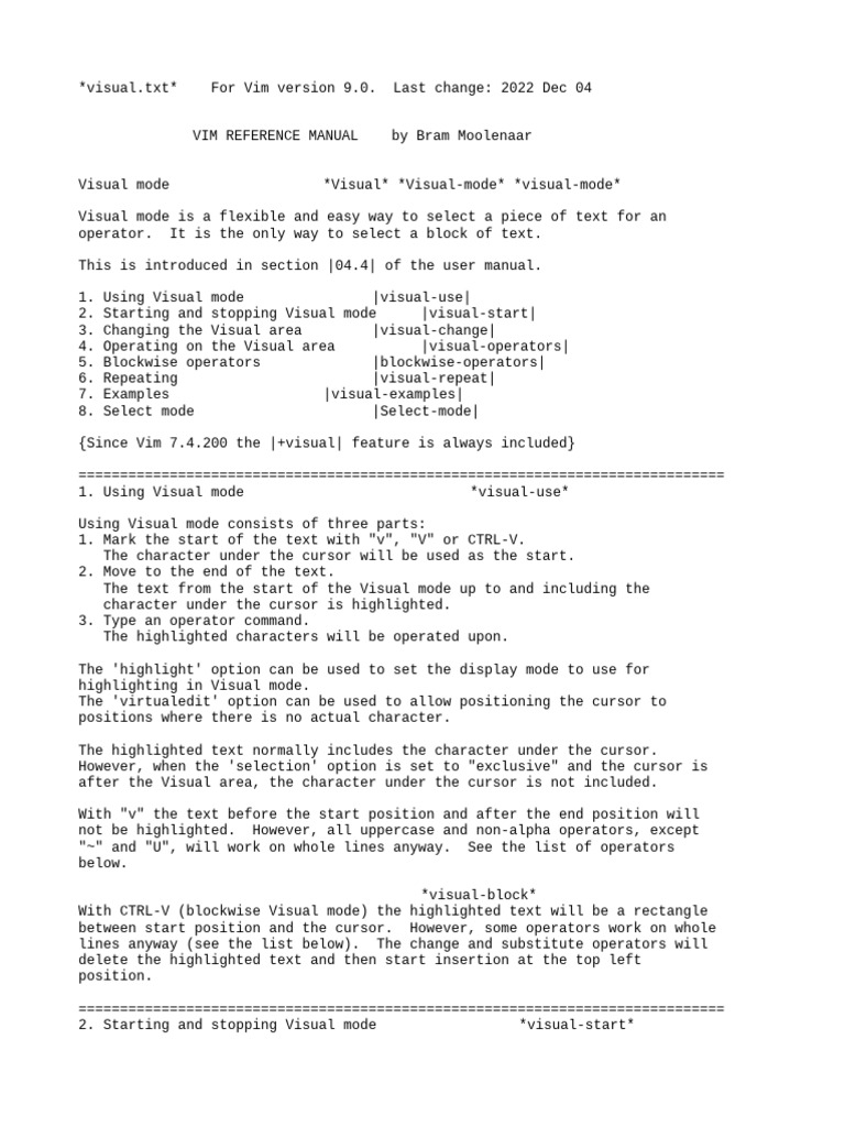 Visual | PDF | Cursor (User Interface) | Software