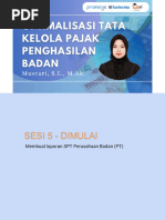 Formulir SPT Masa Unifikasi Excel | PDF