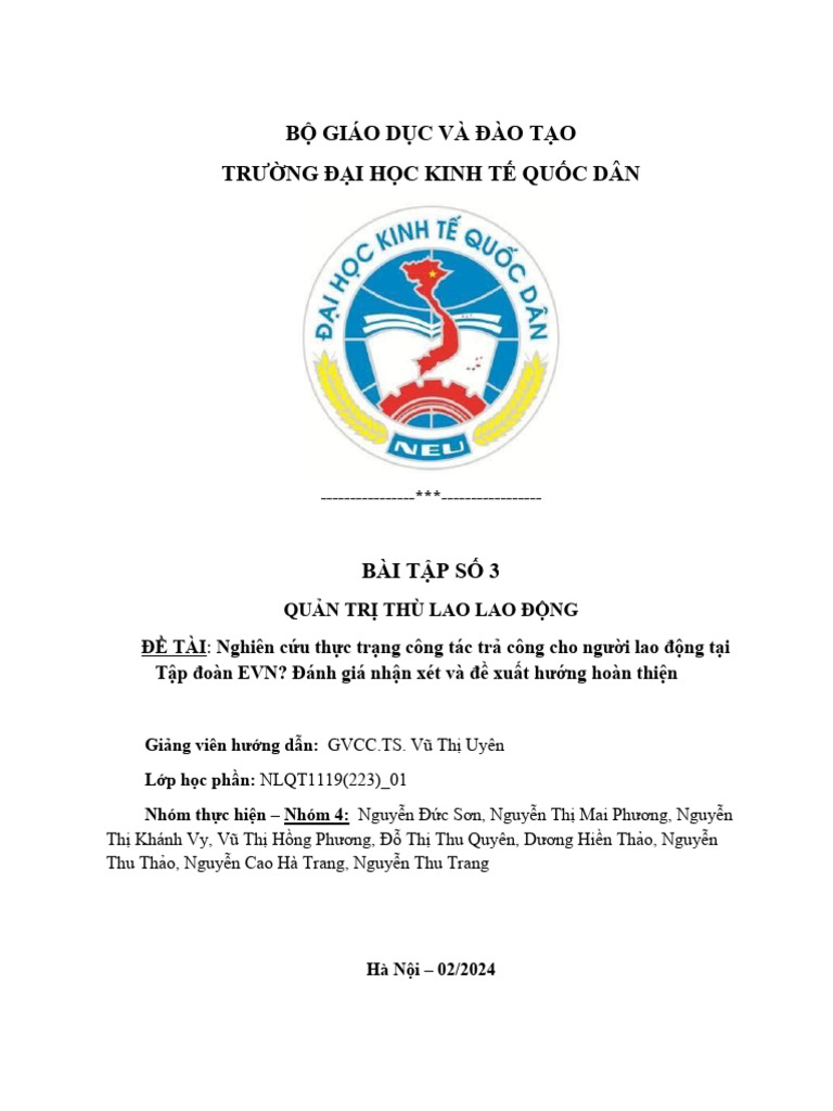 quản trị thù lao lao động | PDF