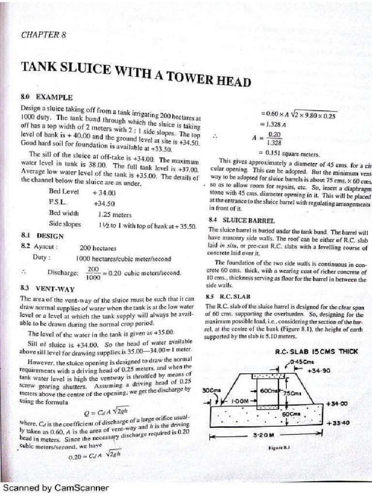 03 Tank Sluice With A Tower Head | PDF