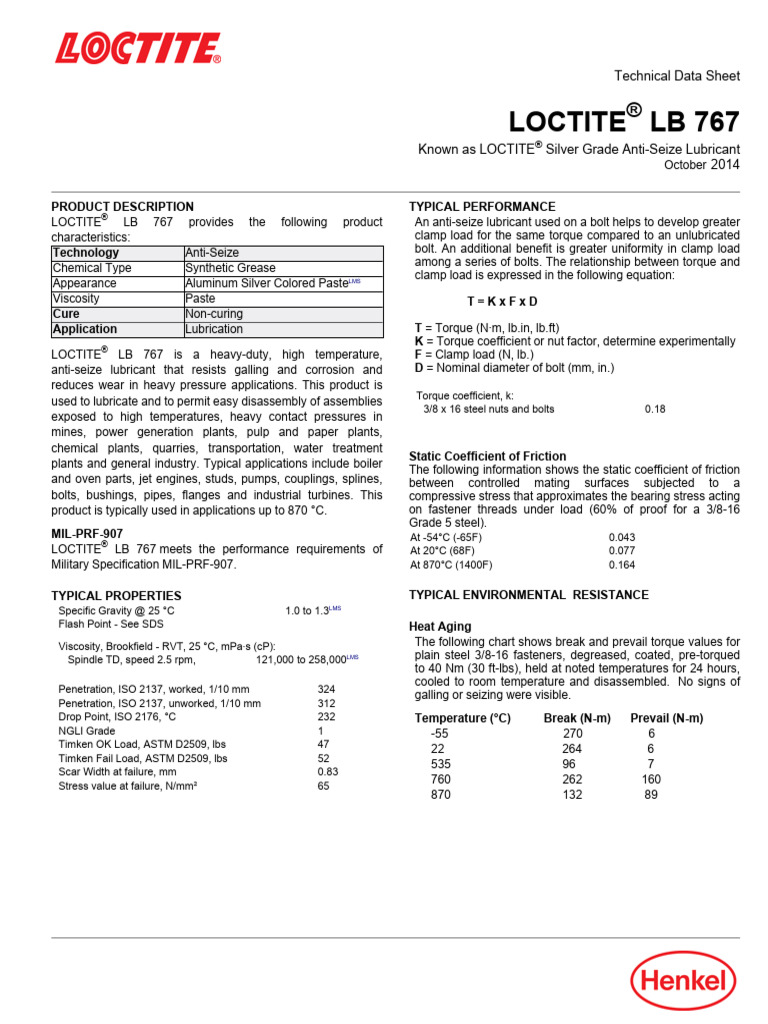 Loctite 767 | PDF