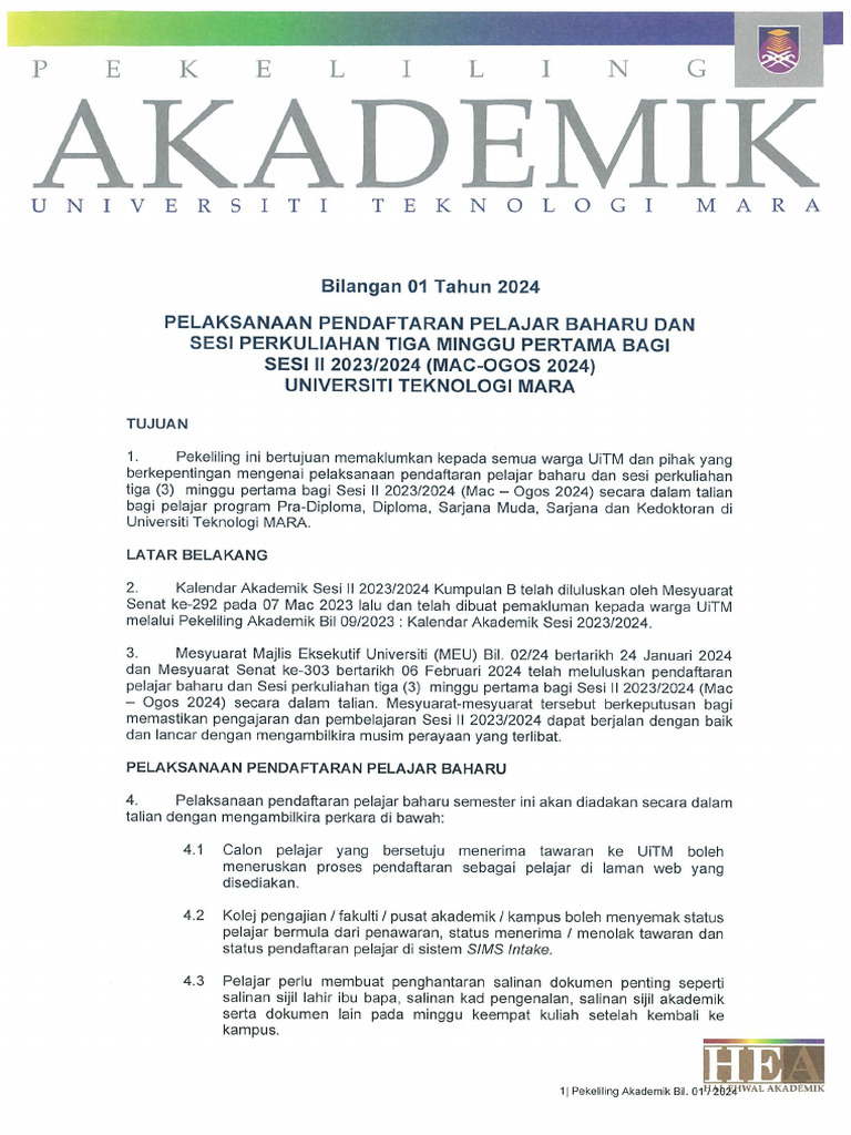 University Online Class Format | PDF