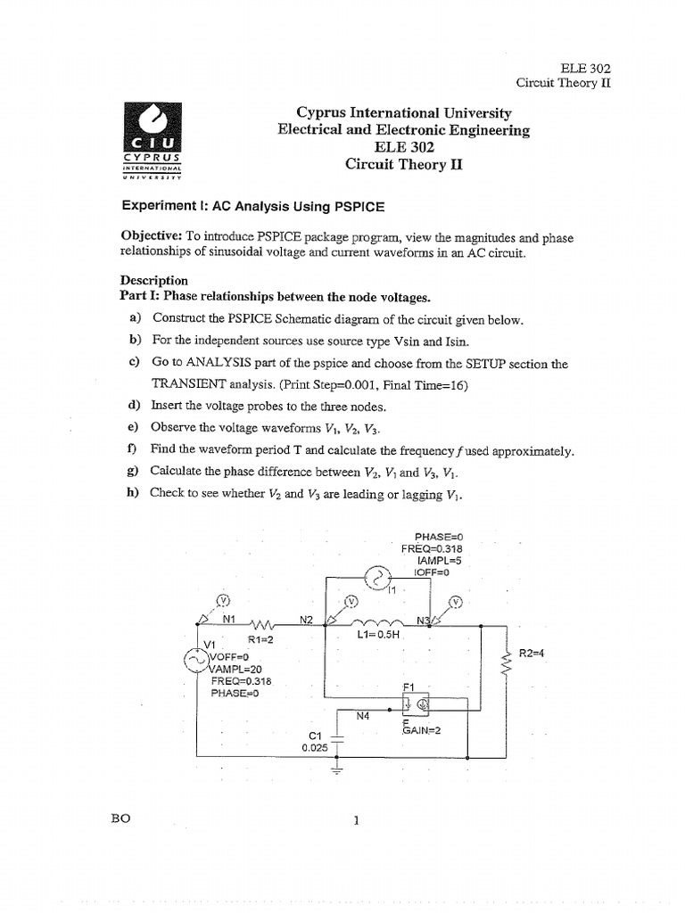 Experiment # 1 | PDF