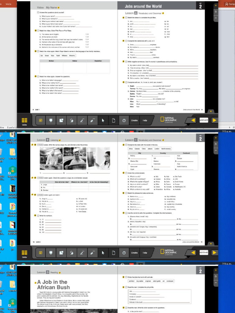 World English 1 Workbook Unit 2 | PDF
