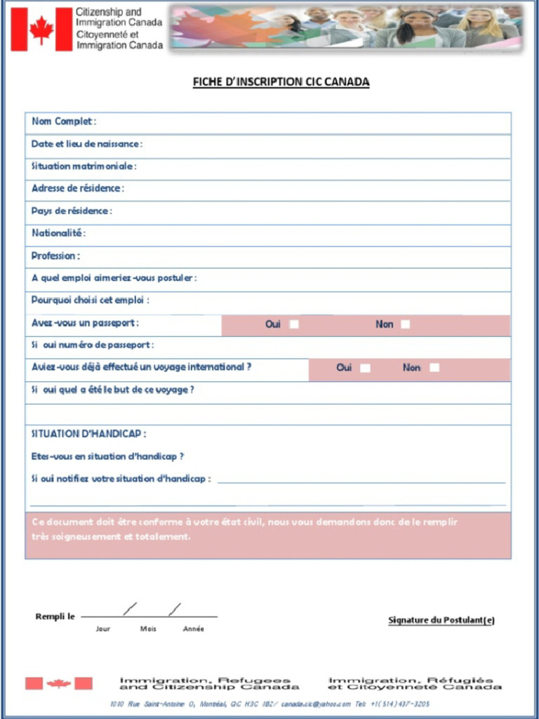 Inscription Cic | PDF