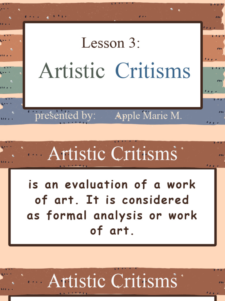 Artistic Criticism | PDF | Cognition | Cognitive Science