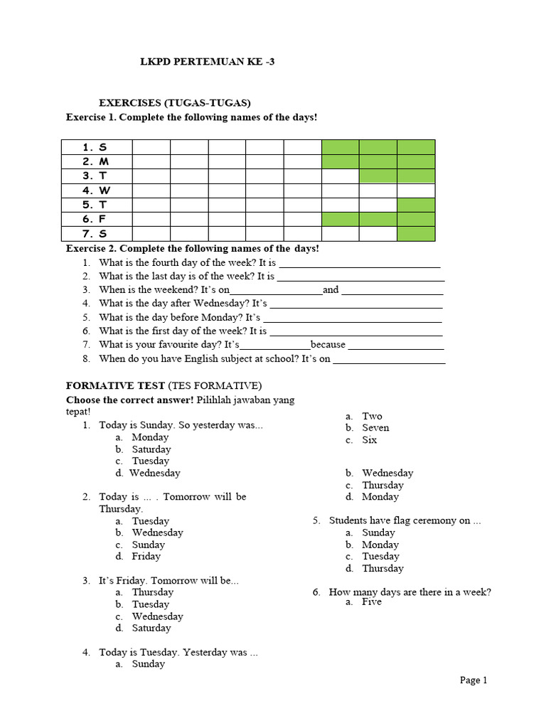 LKPD 3 Modul - What - Time - Is - It | PDF