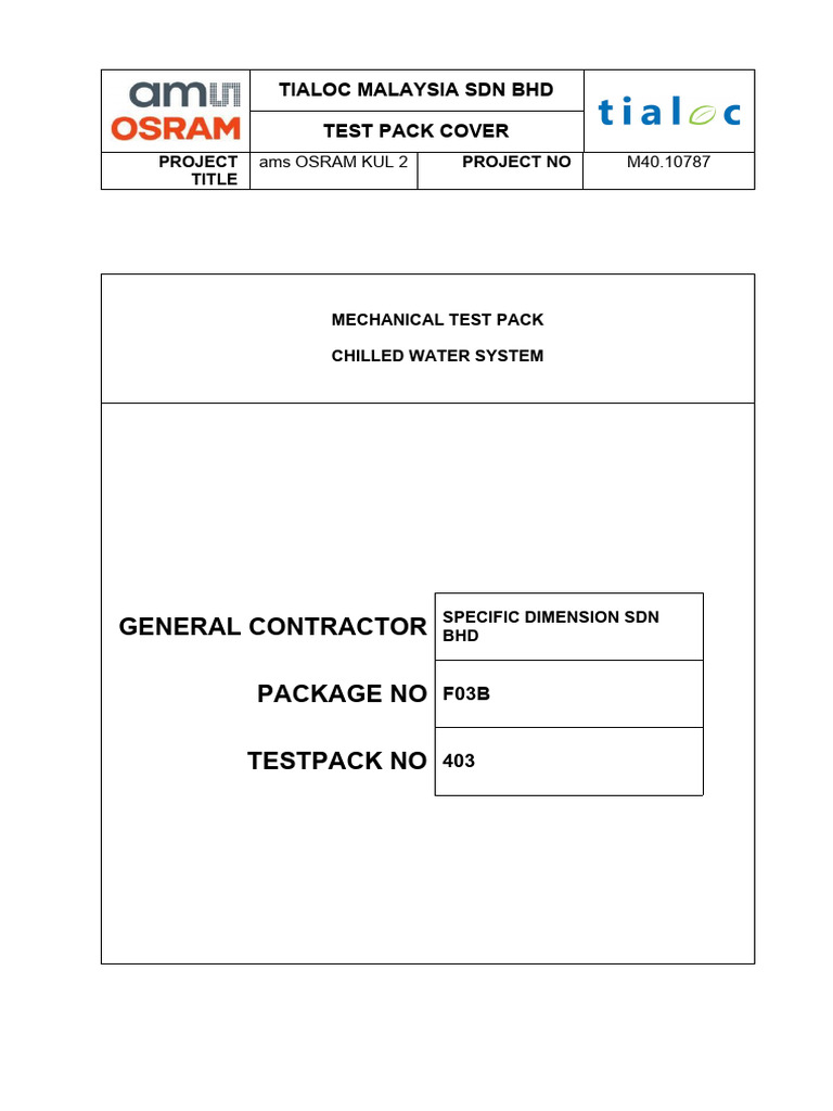 OSRAM KUL 2 Mechanical Test Pack | PDF