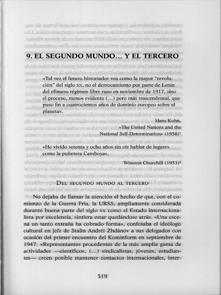 2el Segundo Mundo... y El Tercero - Mark Mazower | PDF | Naciones ...