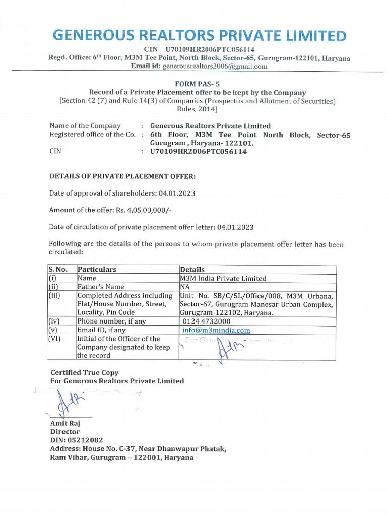 00002-Complete Record of Private Place | PDF