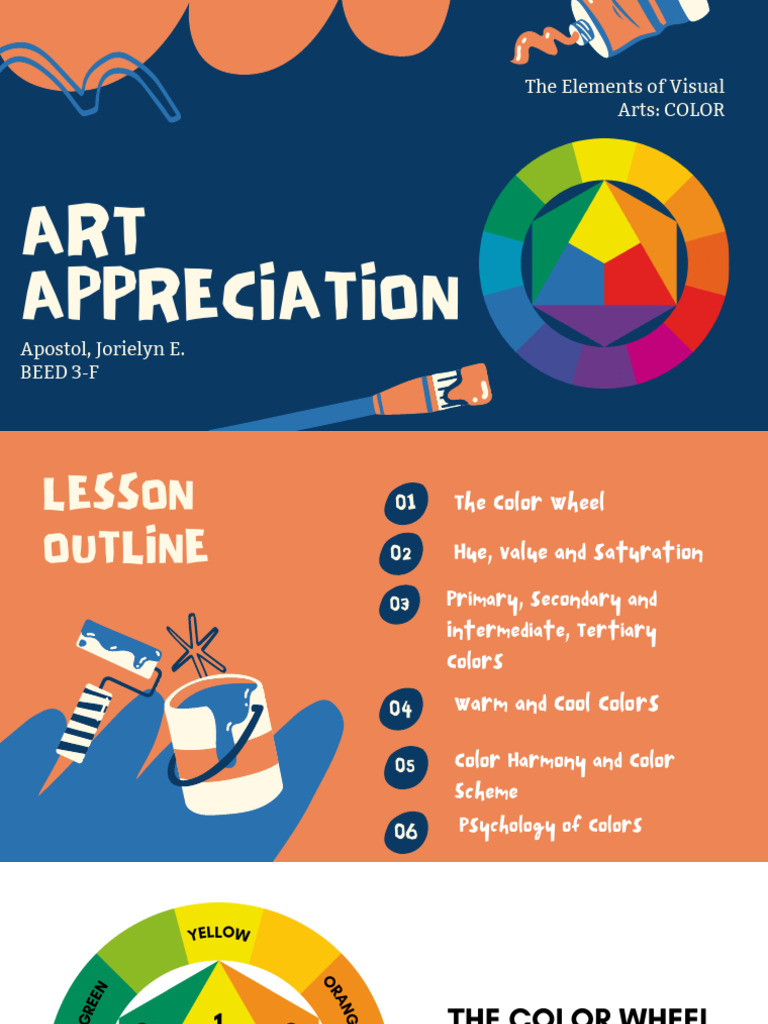 Teaching Arts in Elementary Grades - Elements of Visual Arts: Color ...