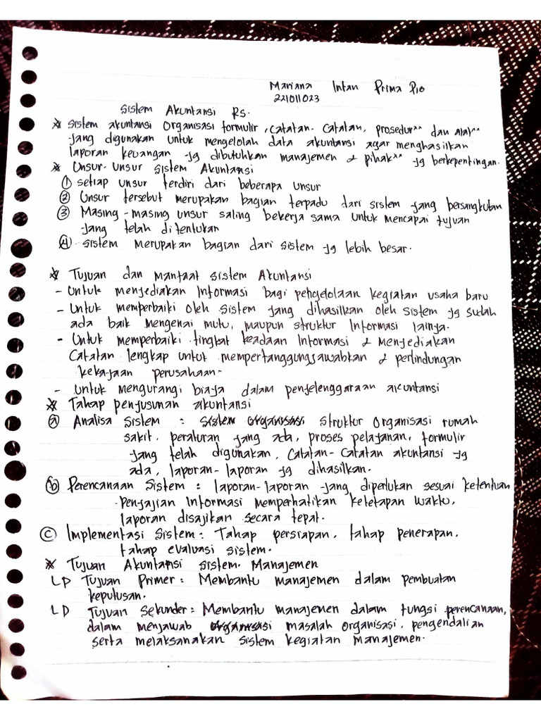 Mariana Intan Prima Pio - AKB - ARSA7 | PDF