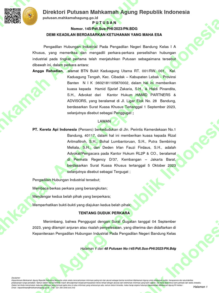 Putusan 145 PDT - Sus-Phi 2023 PN BDG 20240322151103 | PDF