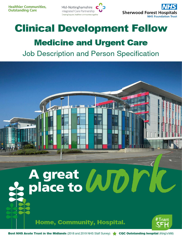 Clinical Development Fellow Role Overview | PDF | Residency (Medicine ...