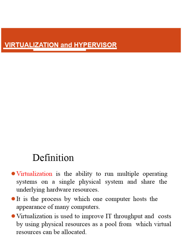 Unit 1 | PDF | Virtual Machine | Virtualization