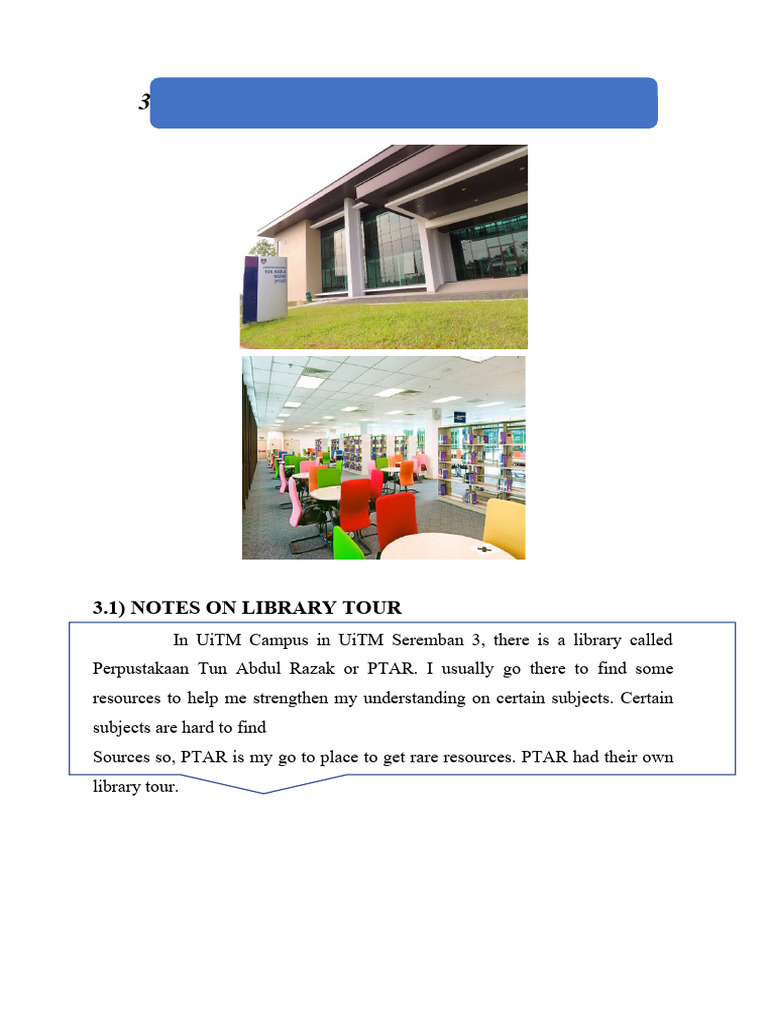 UiTM Seremban 3 Library Insights | PDF | Career & Growth
