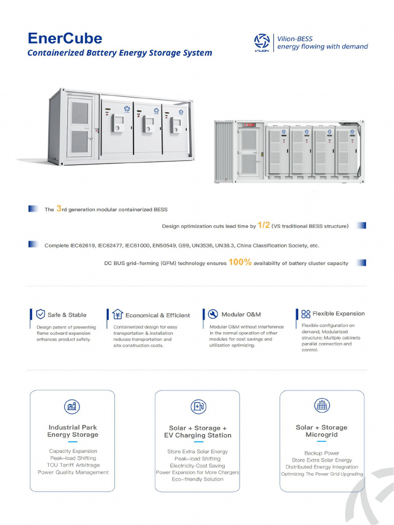 EnerCube Containerized BESS 9.24 | PDF