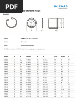UNI 7435 Retaining Rings Specifications | PDF