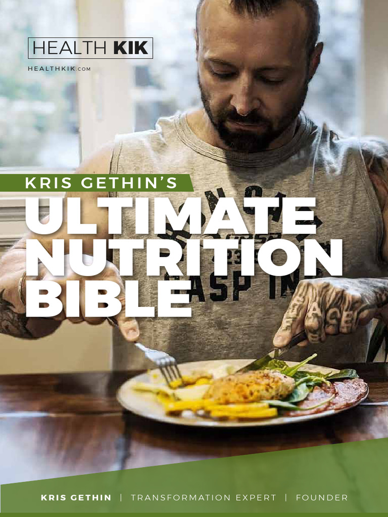 Kris Gethin's Ultimate Nutrition Guide | PDF | Fat | Dietary Fiber