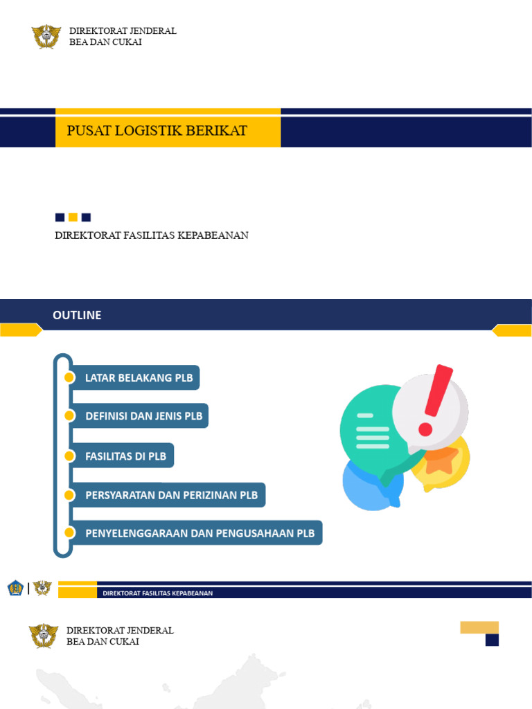 Pusat Logistik Berikat: Panduan PLB | PDF