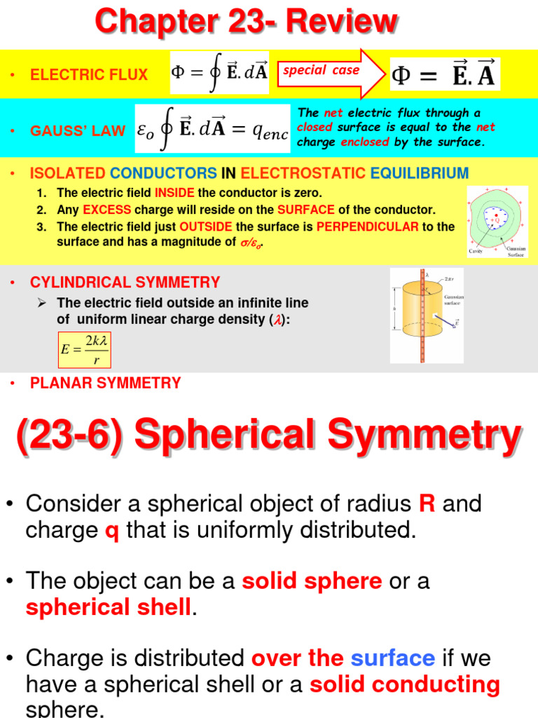 Gauss Law | PDF | Sphere | Electric Field