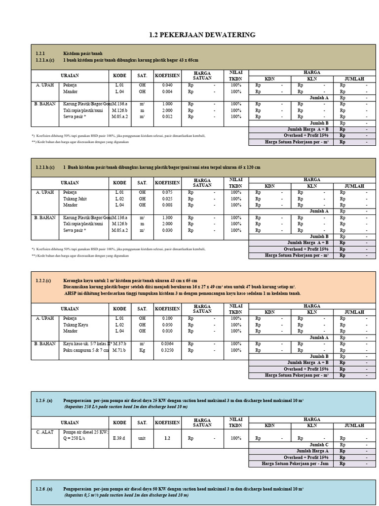 AHSP 2023 DM Rev.1 | PDF