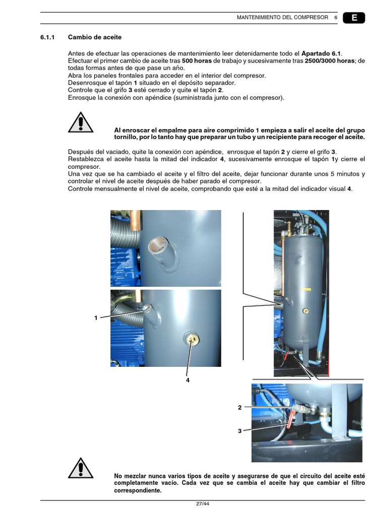 2023 - Detalle Procedimiento MPReventivo Compresores | PDF | Rodamiento (Mecánico) | Ingeniería ...