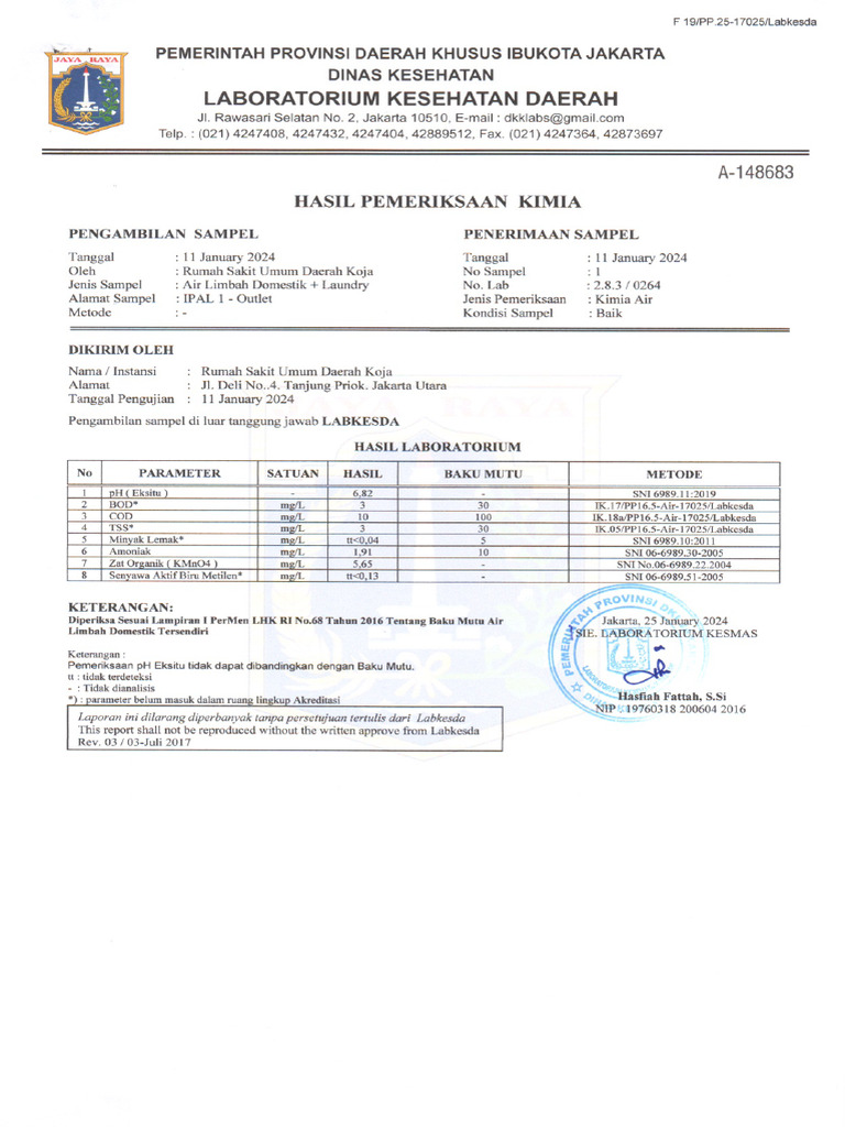 RSUD Koja 11.01.24 | PDF