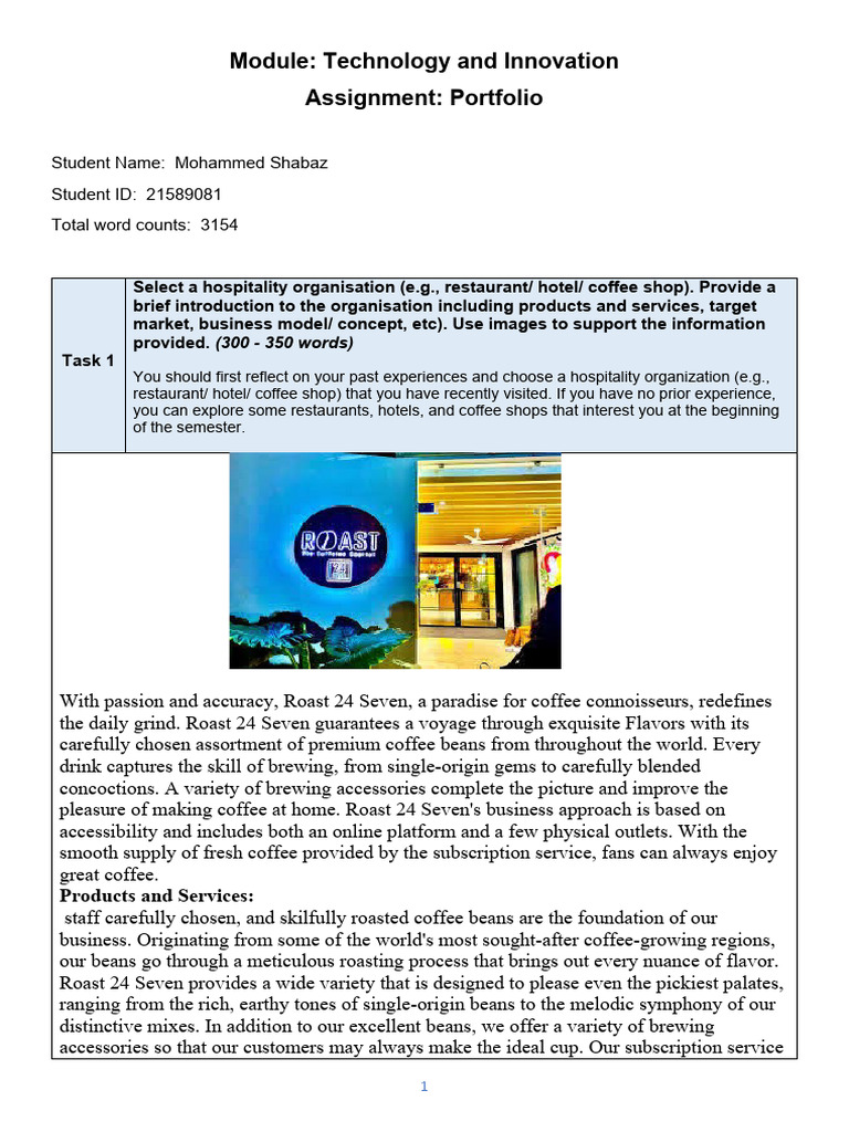 Technology Innovation | PDF | Customer Relationship Management ...