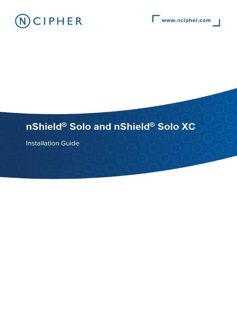 Installation_Guide_nShield_Solo_12.71 | PDF | Hyper V | Computing
