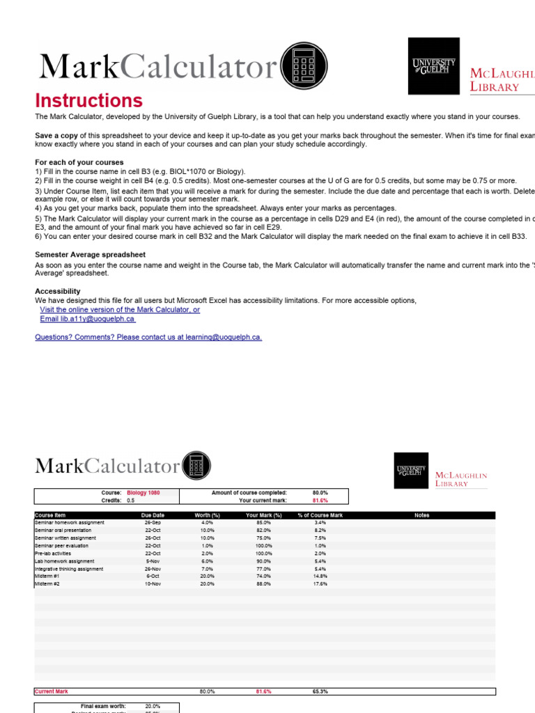 Mark Calculator (2) | PDF