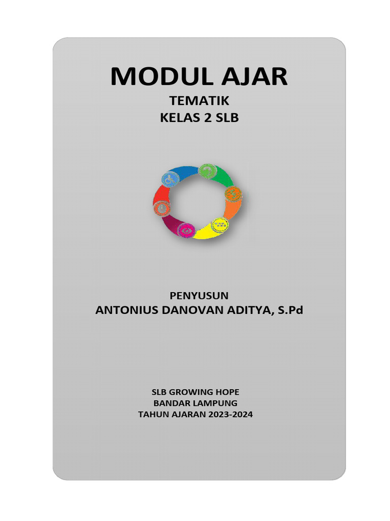 Modul Ajar SLB Kelas 2 | PDF | Kesehatan Holistik