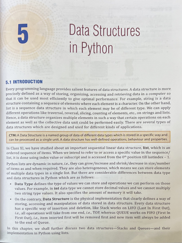 Data Structures in Python | PDF