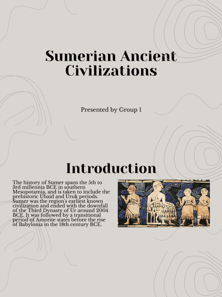 Group 1 Summer Ancient Civilizations | PDF