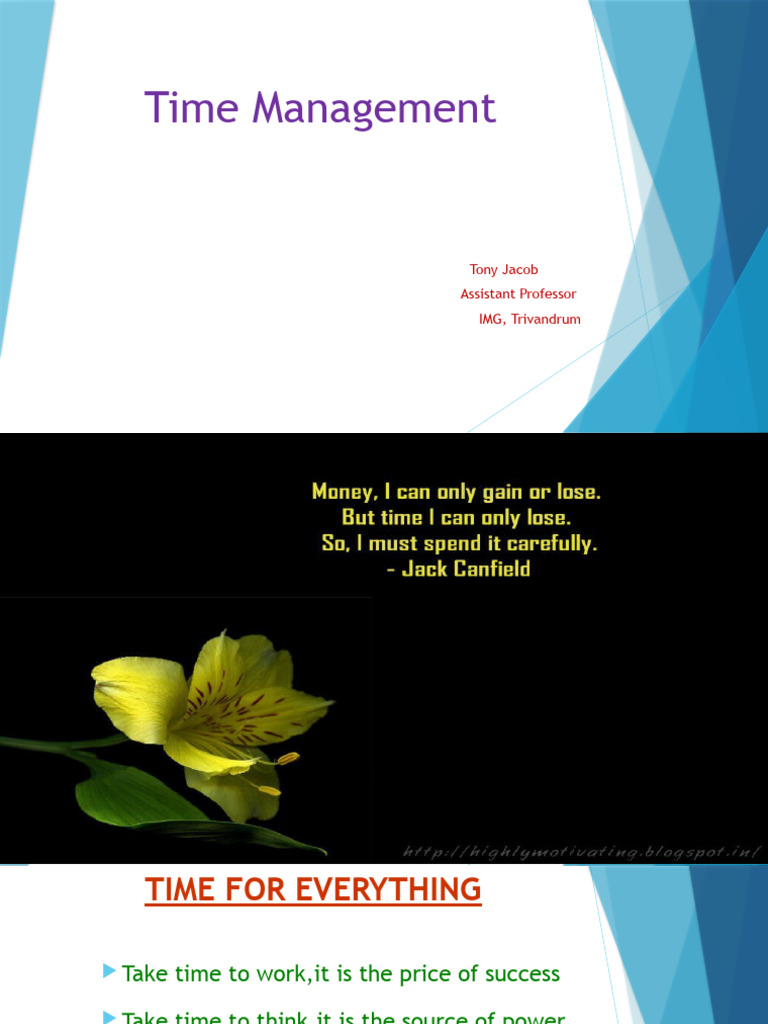 Time Management | PDF | Time Management | Professional Skills