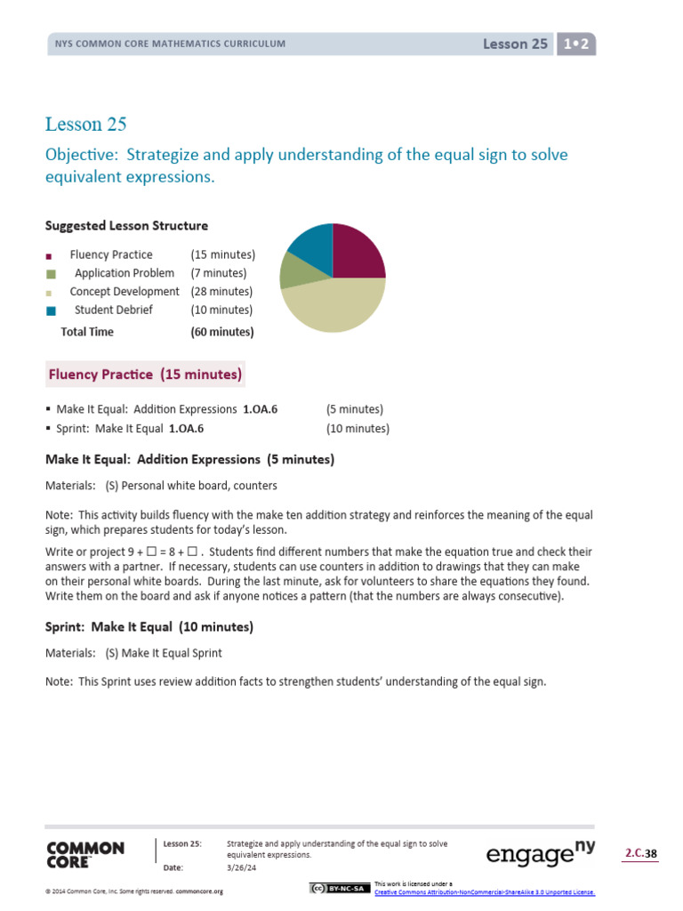 Math g1 m2 Topic C Lesson 25 | PDF