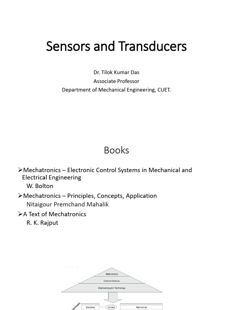 1 Sensors and Transducers | PDF | Electrical Resistance And Conductance | Sensor