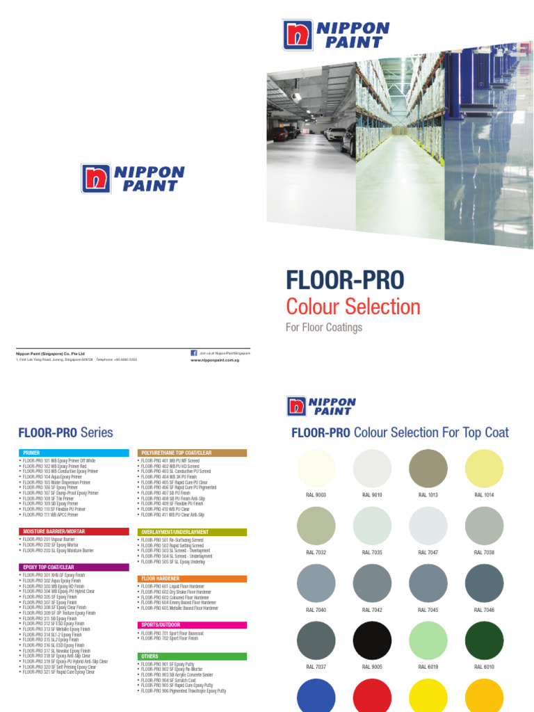 FLOOR-PRO Colour Selection | PDF