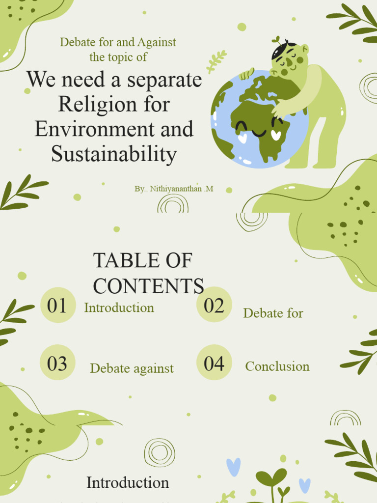New Religion for Sustainability Debate | PDF | Sustainability ...