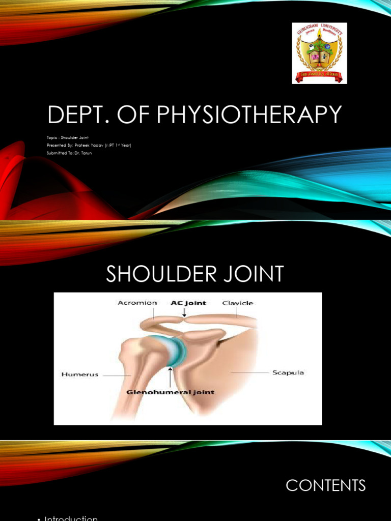 Shoulder Joint PPT 221115 164910 | PDF | Shoulder | Musculoskeletal System