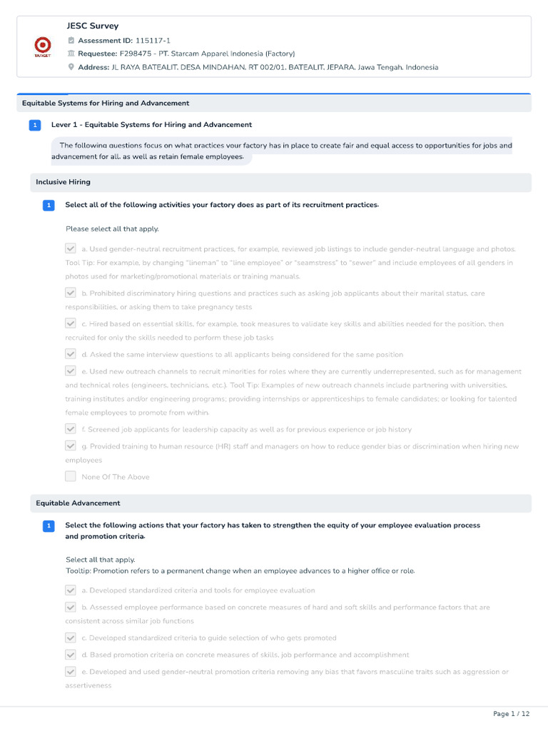 115117-1 - 2024 JESC Survey (Goal 1) - v2 - 26032024 | PDF | Employment | Wage